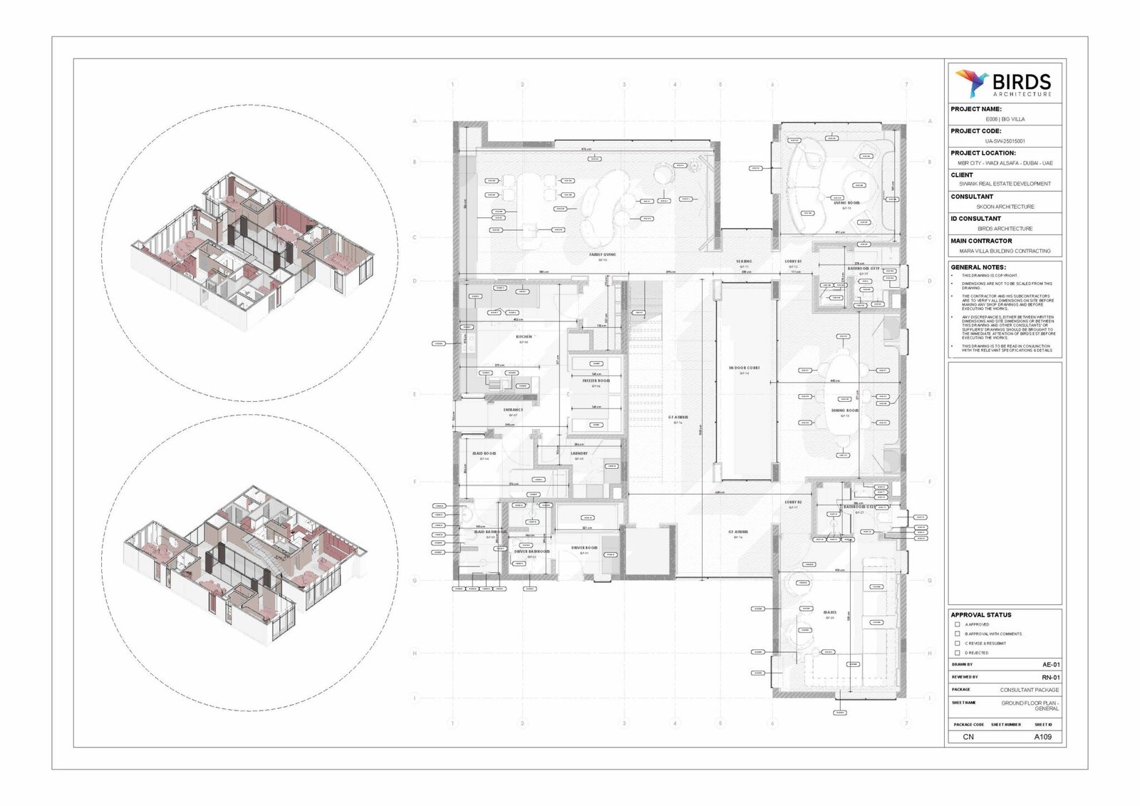 BIM project Sample – Birds Architecture