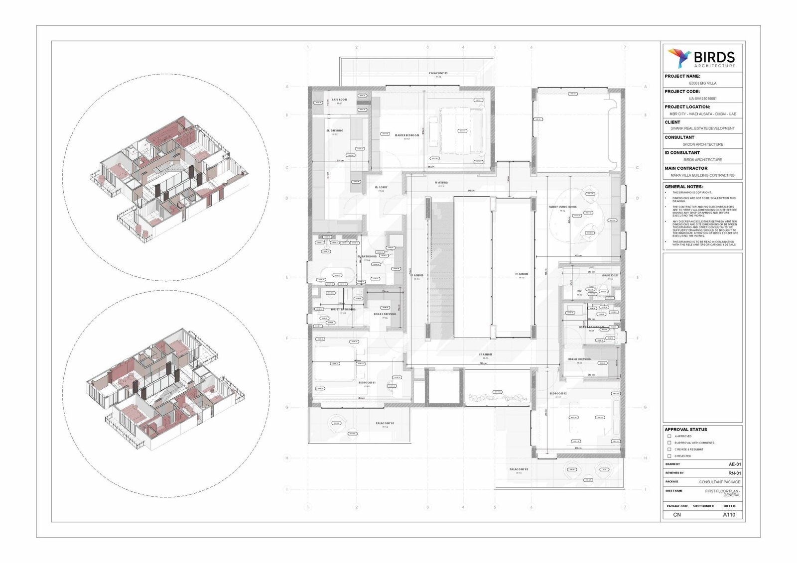 BIM project Sample – Birds Architecture